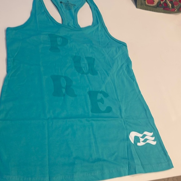 Pure Barre | Tops | Teal Razorback Pure Barre Tank With Princess Logo ...